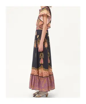 Valentino Garavani Graphic Print Midi Dress