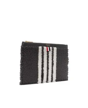 Thom Browne Small 4-bar Stripe Document Holder
