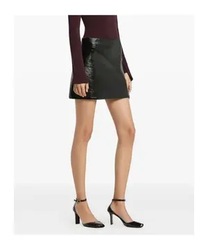 COURREGES Courrèges A-line Mini Skirt - Black
