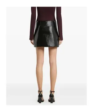 COURREGES Courrèges A-line Mini Skirt - Black