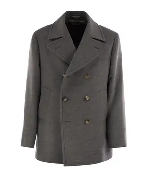 Brunello Cucinelli Double-breasted Wool Coat
