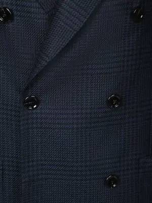 LARDINI Double Breasted Tailored Blazer