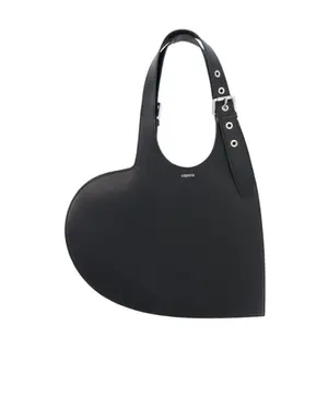 Coperni Belt Heart Tote Bag - Black