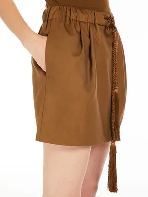 Max Mara Tabarin Tasseled Mini Skirt