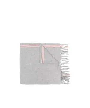 Brunello Cucinelli Striped Fringe Scarf