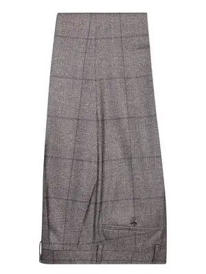 LARDINI Two-piece Checked Tailored Suit - Gray/multicolor