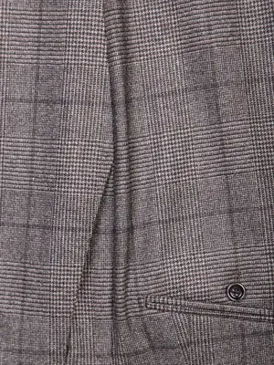 LARDINI Two-piece Checked Tailored Suit - Gray/multicolor