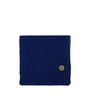 Stone Island Compass-badge Scarf - Blue