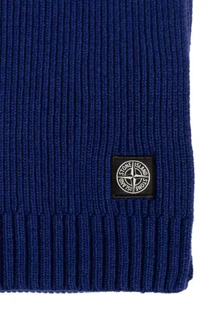 Stone Island Compass-badge Scarf - Blue