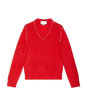 Gucci Stud Embellished Sweater