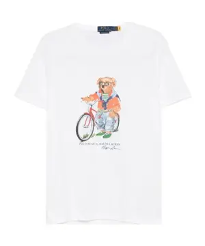 Polo Ralph Lauren Bear Graphic T-shirt - White