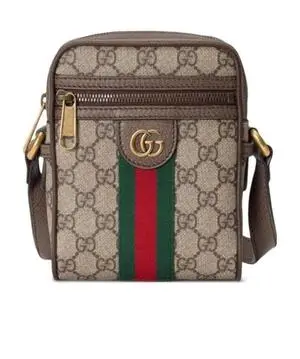 Gucci Ophidia Gg Shoulder Bag - Beige/ebony