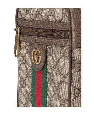 Gucci Ophidia Gg Shoulder Bag - Beige/ebony