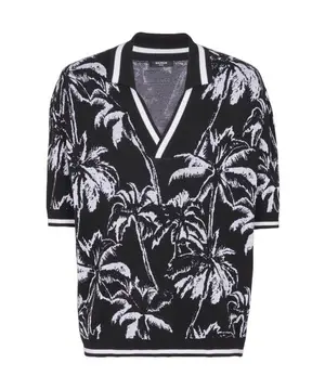 Balmain Palm Knit Polo