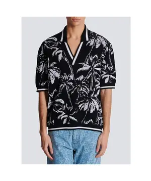 Balmain Palm Knit Polo