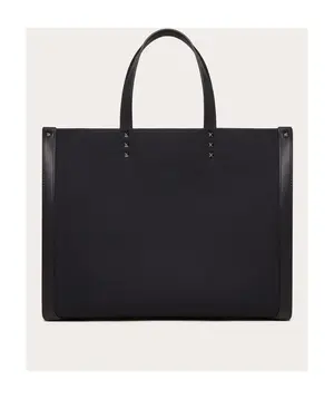 Valentino Garavani Vltn Logo Printed Medium Tote Bag