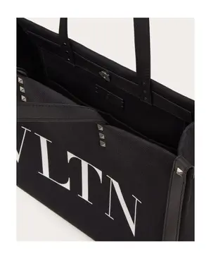 Valentino Garavani Vltn Logo Printed Medium Tote Bag