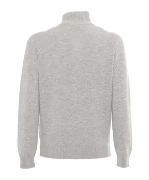 KANGRA High Neck Buttoned Cardigan