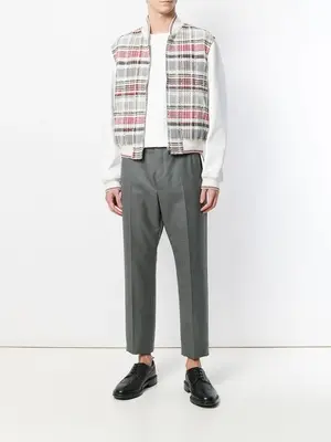 Thom Browne Super 120 Twill Trousers - Medium Gray