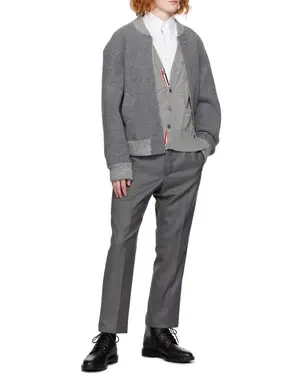 Thom Browne Super 120 Twill Trousers - Medium Gray