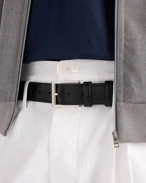 Prada Logo-engraved Buckle Leather Belt