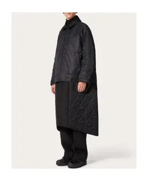 Valentino Garavani Button Detailed Reversible Long-sleeved Coat