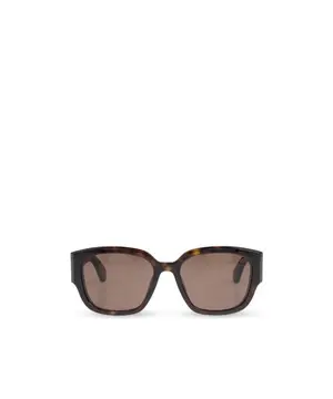 Alexander McQueen Square Frame Sunglasses - Brown