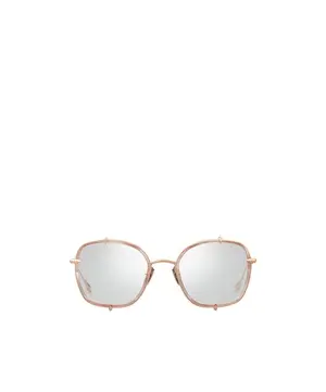 Dita Talon Three Square Frame Sunglasses - White