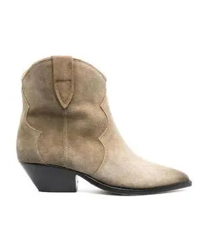 Isabel Marant Étoile Dewina Leather Ankle Boots - Brown