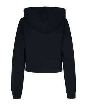Moschino Cropped Hoodie With Heart Print