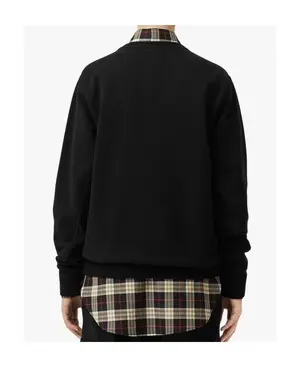 Burberry Crest Detail Cotton Sweatshirt