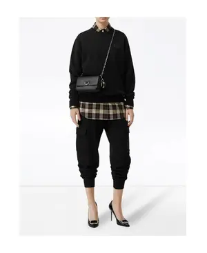 Burberry Crest Detail Cotton Sweatshirt