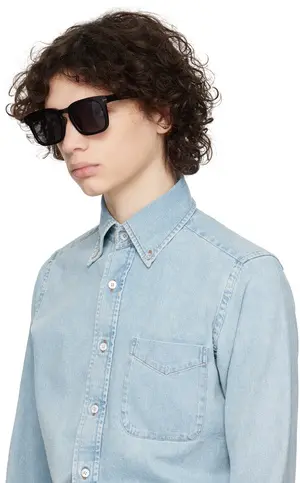 TOM FORD Square Sunglasses With Logo Hardware - Gray