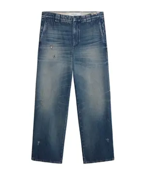 GOLDEN GOOSE Straight-leg Distressed Jeans
