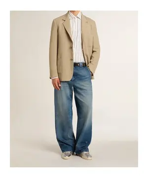 GOLDEN GOOSE Straight-leg Distressed Jeans