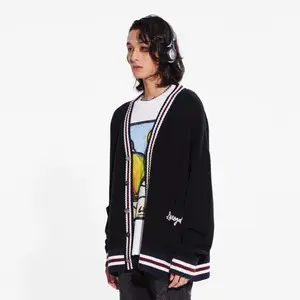 LIUREGALI Sonic Jacquard Knitted Cardigan