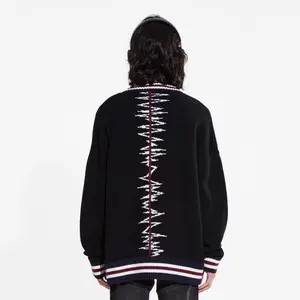 LIUREGALI Sonic Jacquard Knitted Cardigan