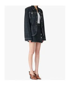 IRO PARIS Button-front Mini Skirt - Black