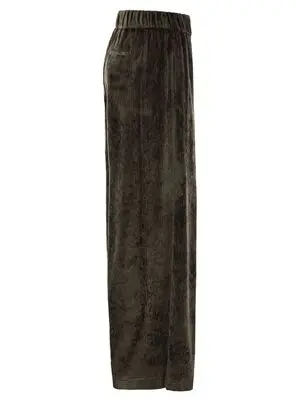 Peserico Wide-leg Corduroy Pants