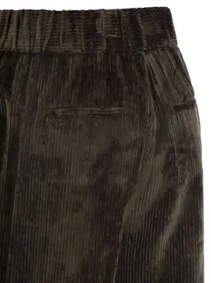 Peserico Wide-leg Corduroy Pants