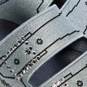 Marni Jacquard Logo Embellished Open Toe Flip Flops