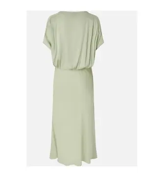 Pinko Short Sleeve Midi Dress With Lace Details