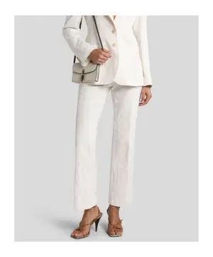 Etro High-waisted Paisley Pattern Tailored Trousers