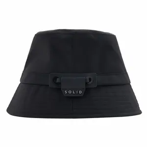 SOLID HOMME Letter Detail Bucket Hat