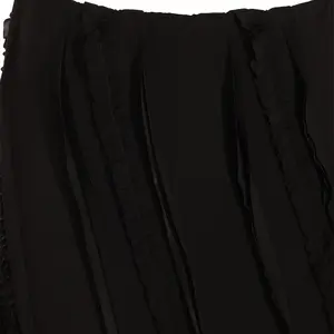 Blumarine Decorative Trim Front Slit Midi Skirt