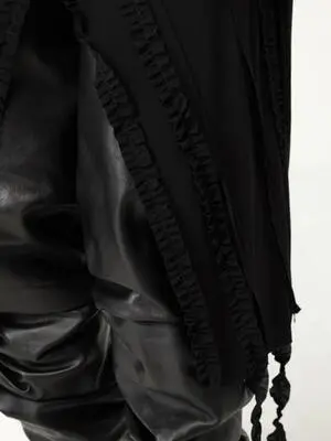Blumarine Decorative Trim Front Slit Midi Skirt