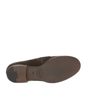 SCAROSSO Fred Round-toe Loafers - Brown