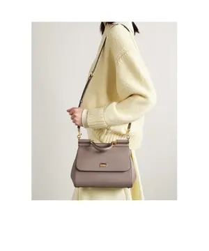 Dolce & Gabbana Sicily Top Handle Bag - Gray