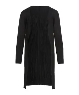Issey Miyake Long Sleeve Pleated Cardigan