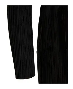 Issey Miyake Long Sleeve Pleated Cardigan